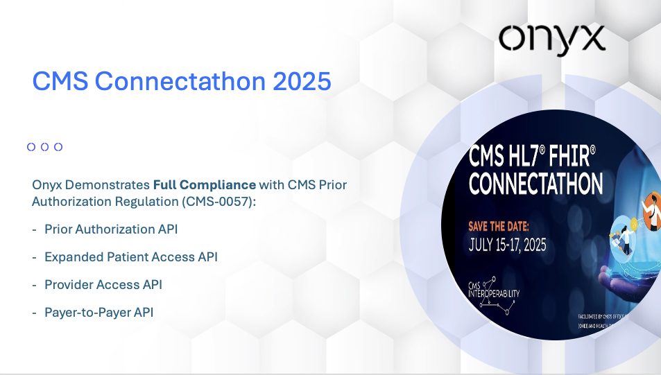 Onyx Health at the CMS July 2025 Connectathon: Demonstrating Real-World Readiness for CMS-0057 ...